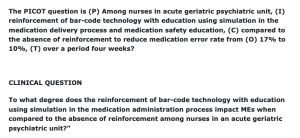 134 Good Nursing PICOT Question Examples: Formulating PICO (T) Question