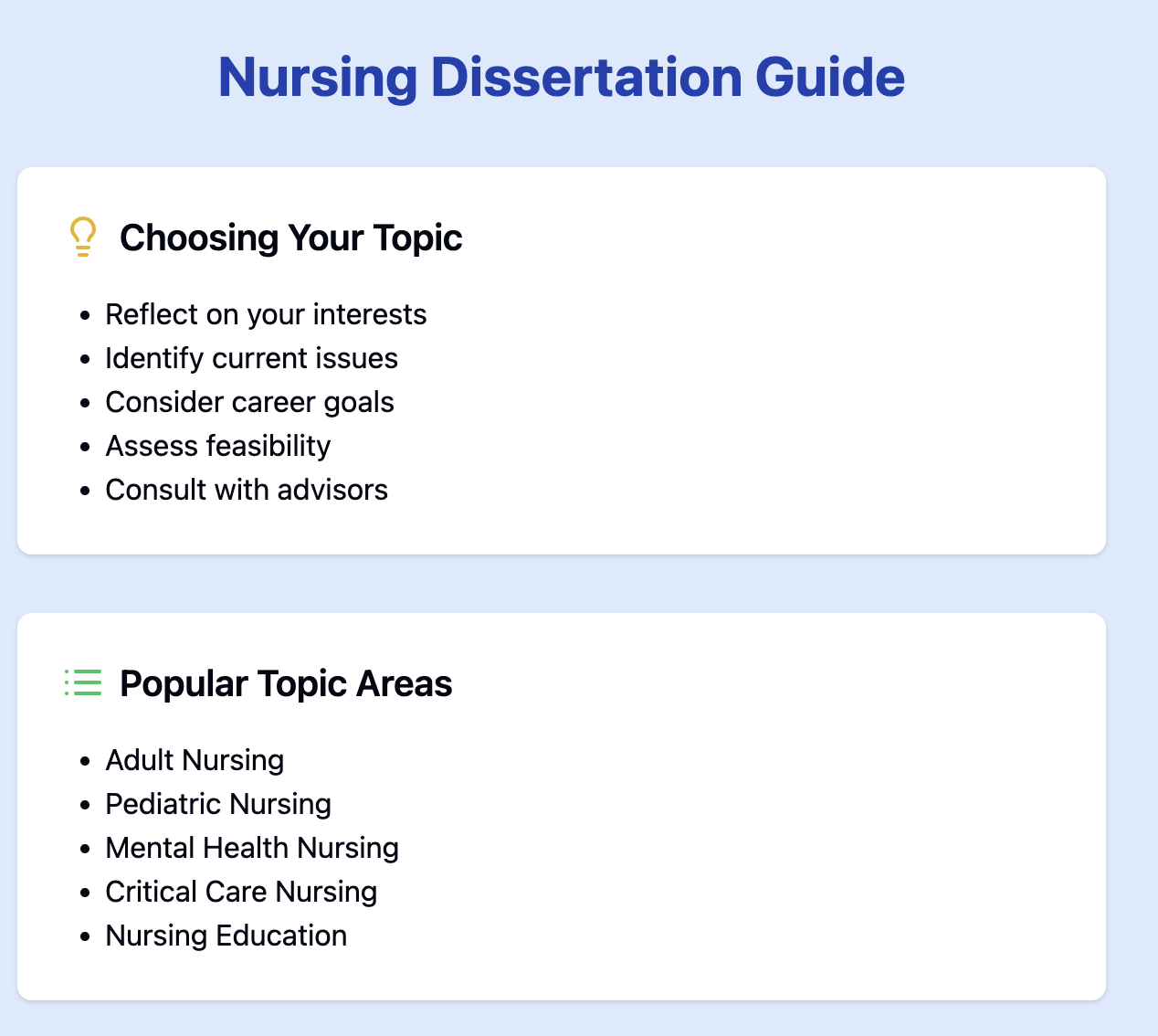 189 Best Nursing Dissertation Topic Ideas For Ph.D Nursing
